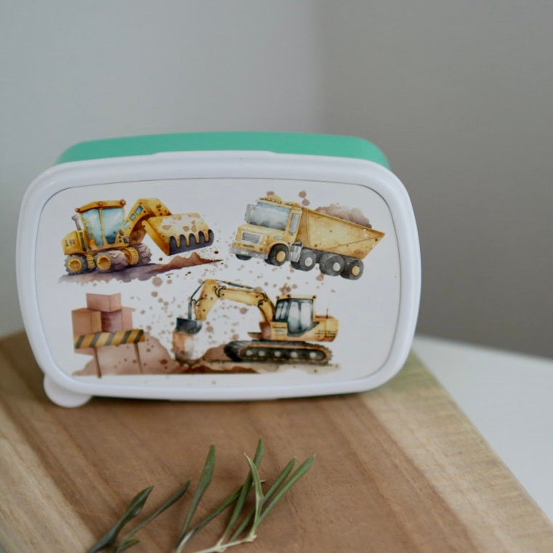Lunch Box Lunch Box Construction Machinery Personalized Gift - Etsy