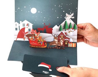 3d Christmas Card - Etsy UK
