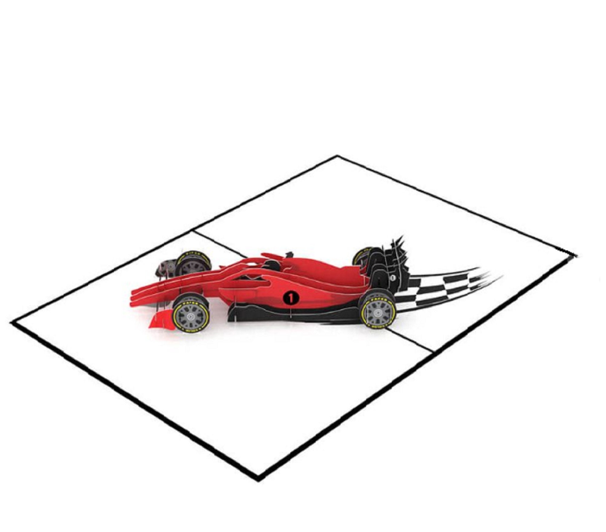 Handmade 3D Pop up Card Formula One F1 Race Car Birthday - Etsy UK