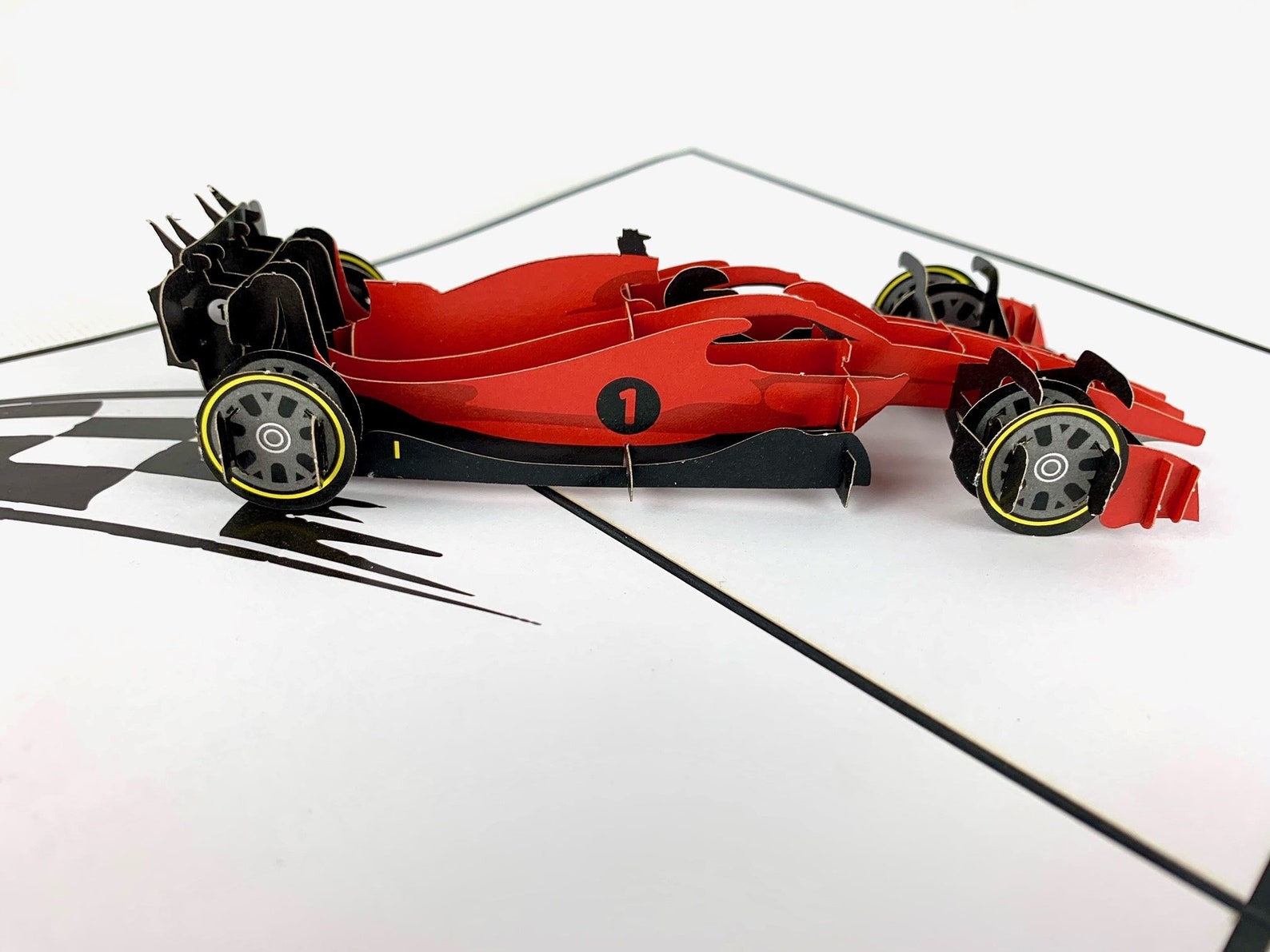Handmade 3D Pop up Card Formula One F1 Race Car Birthday Anniversary ...