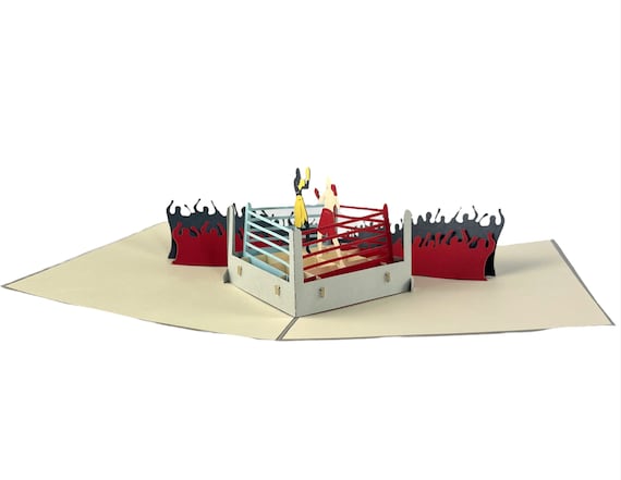 3D Pop up Card Boxing Birthday Father's Day Sport Champ - Etsy