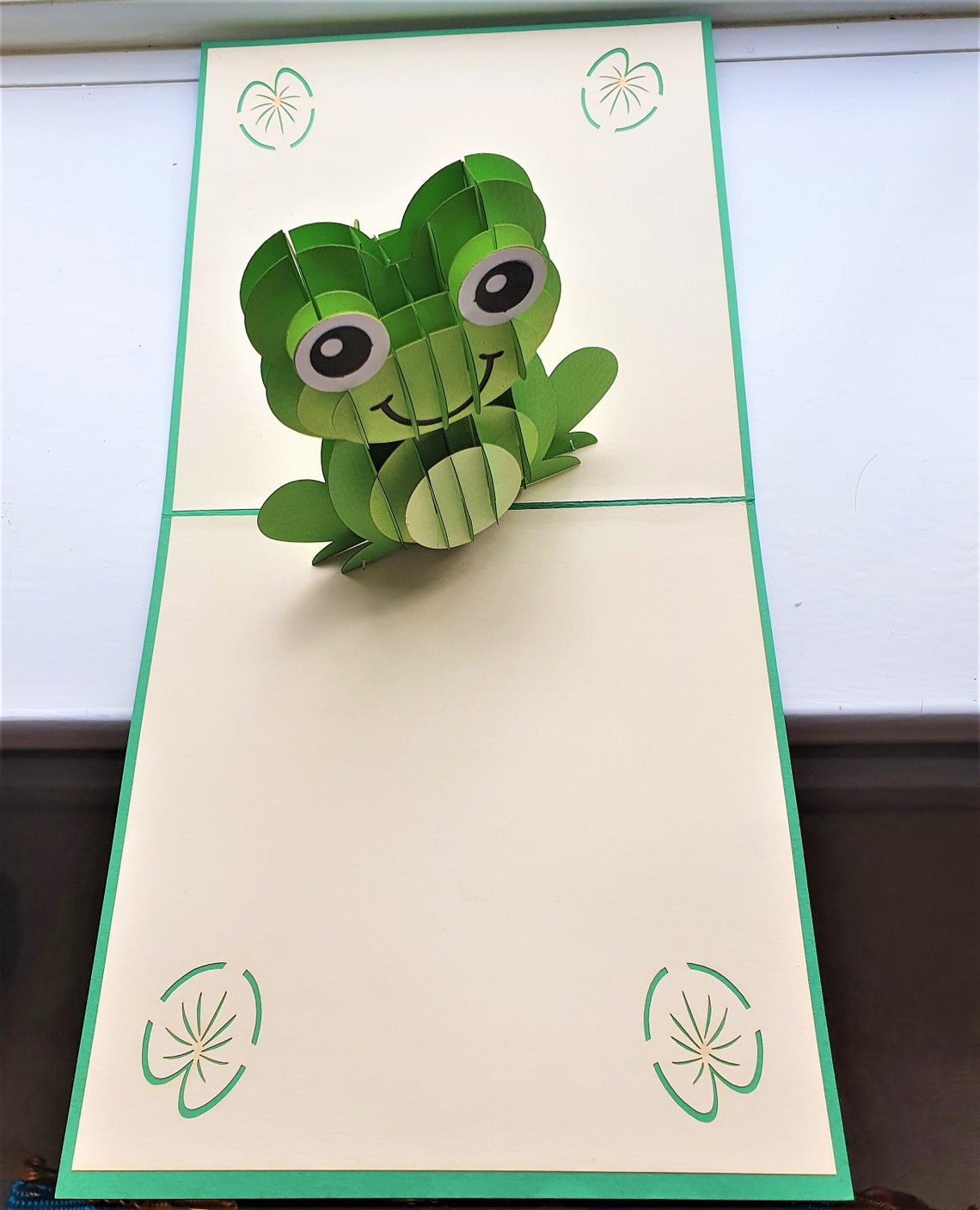 Handmade 3D Pop up Card Frog Birthday Anniversary Father's - Etsy