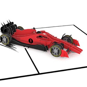 Handmade 3D Pop up Card Formula One F1 Race Car Birthday - Etsy UK