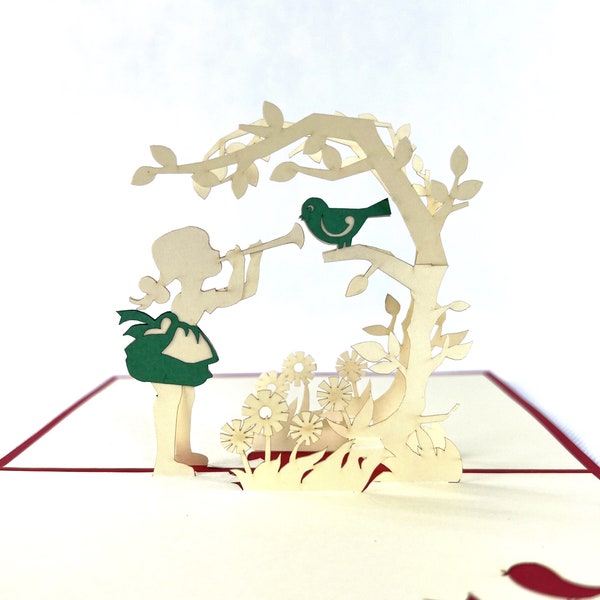 Printable Flute Birthday Card - Etsy