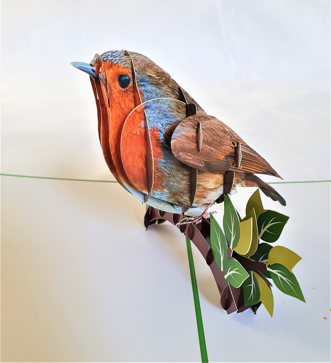 Handmade 3D Popup Card Robin Birthday Anniversary Xmas Good Luck - Etsy