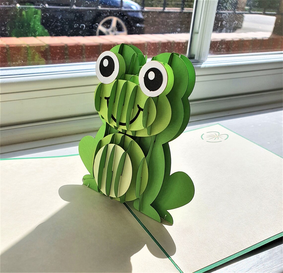 Handmade 3D Pop up Card Frog Birthday Anniversary Father's - Etsy