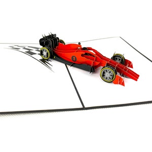 Handmade 3D Pop up Card Formula One F1 Race Car Birthday Anniversary ...