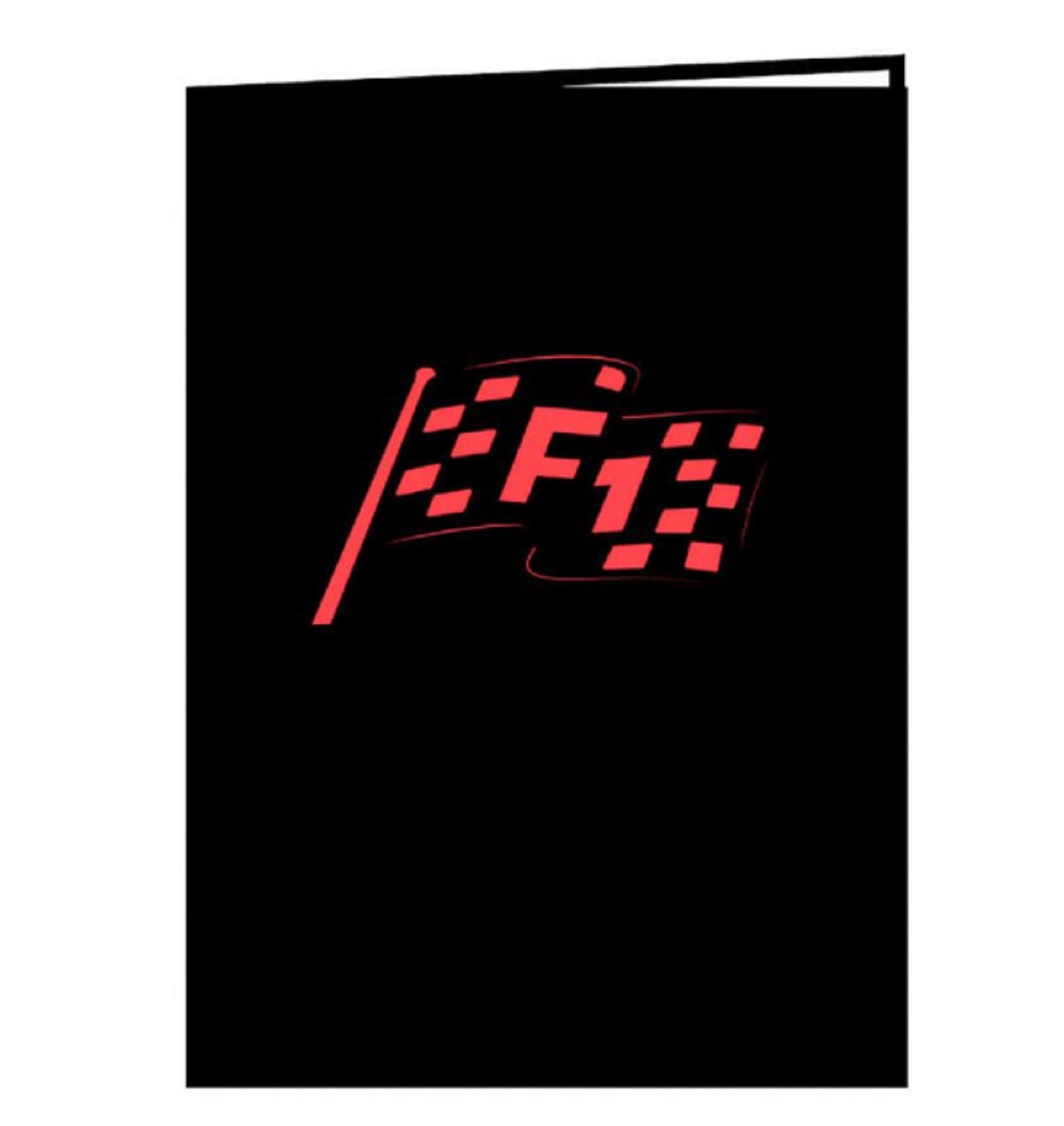 Handmade 3D Pop up Card Formula One F1 Race Car Birthday - Etsy UK