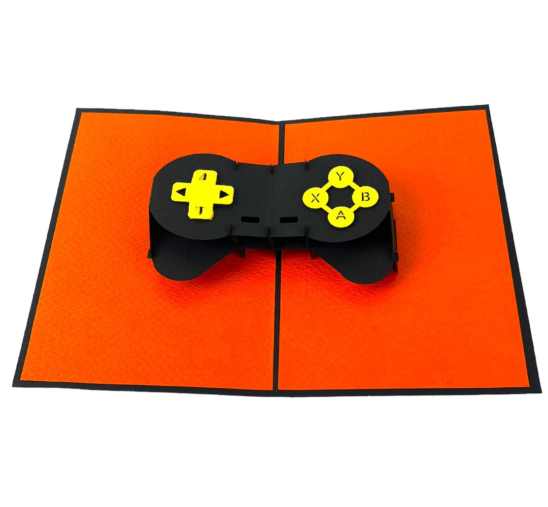 Handmade 3D Pop up Card Game Pad Birthday Fathers Wedding Anniversary ...