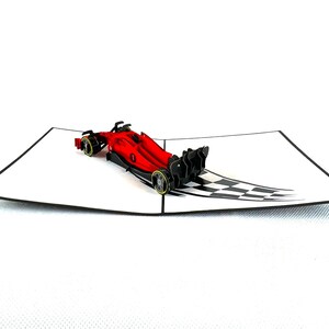 Handmade 3D Pop up Card Formula One F1 Race Car Birthday Anniversary ...