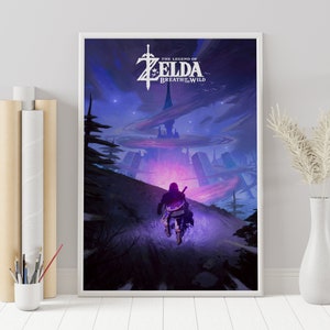 The Legend of Zelda Travel Poster Legend of Zelda Poster Zelda Home ...