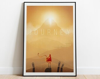 Journey Video Game Poster - Etsy