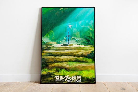 The Legend of Zelda Poster the Legend of Zelda: Breath of - Etsy