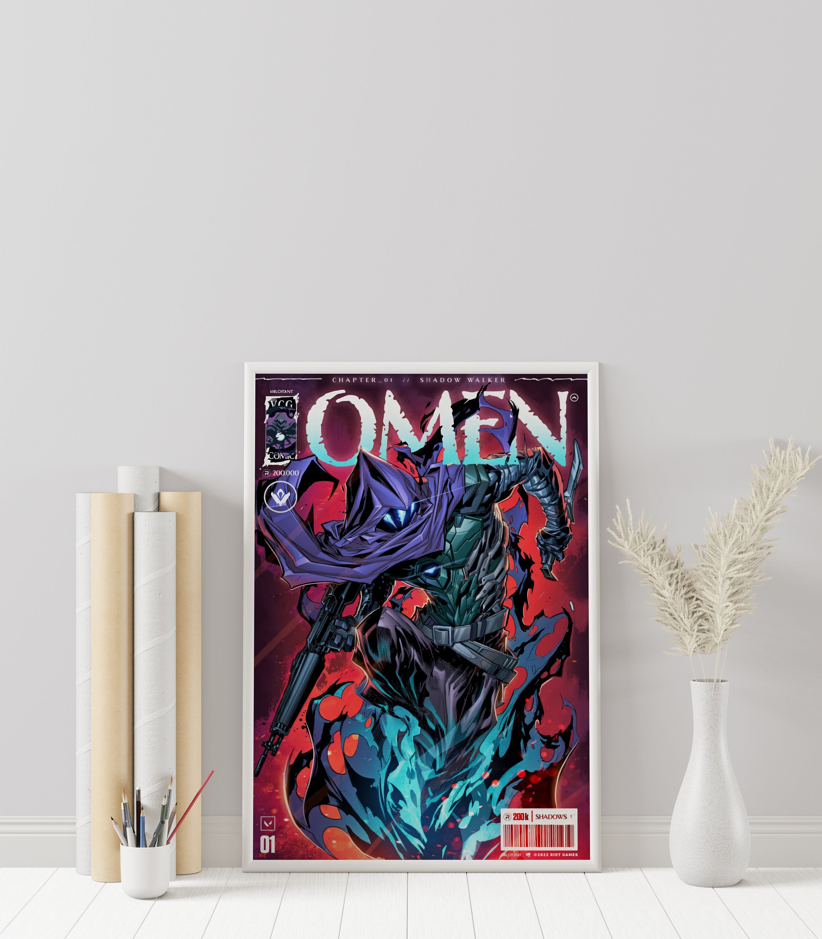 Valorant Comic Poster Valorant Shadow Walker Poster - Etsy Canada