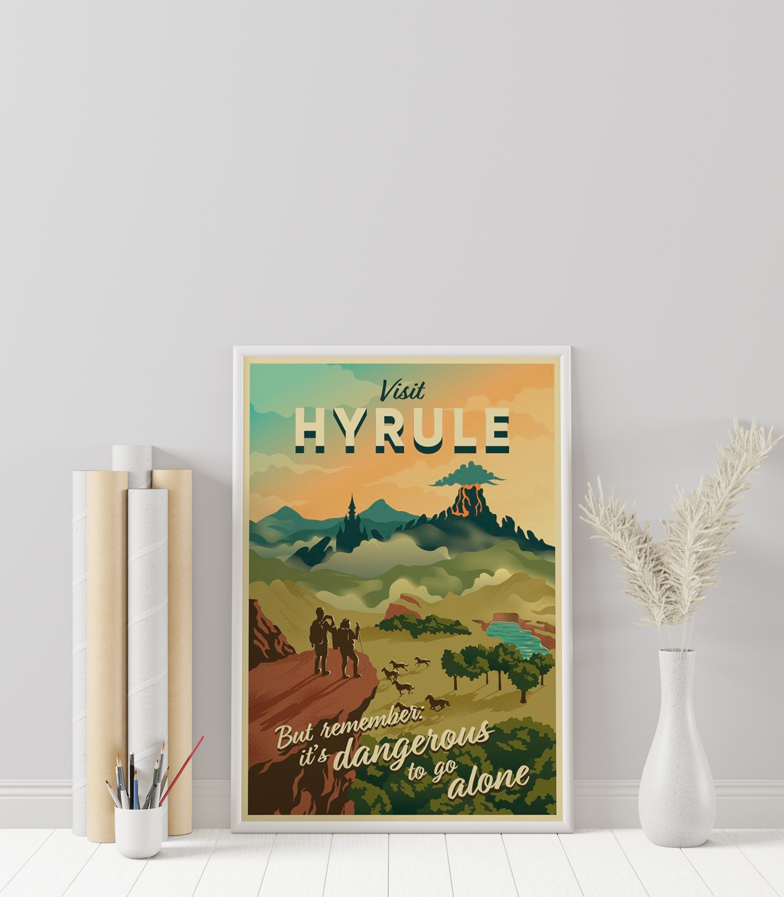 The Legend of Zelda Poster | Zelda HYRULE Poster | The Legend of Zelda ...
