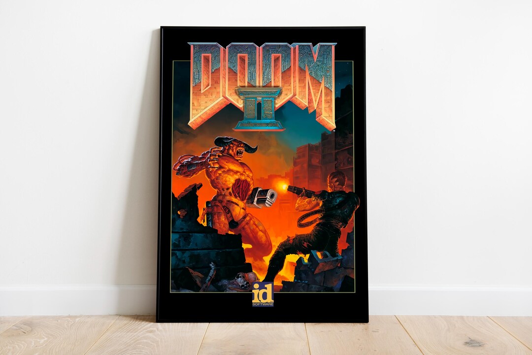 Doom Poster - Video Game Poster - Doom New Game Poster - Doom Video ...