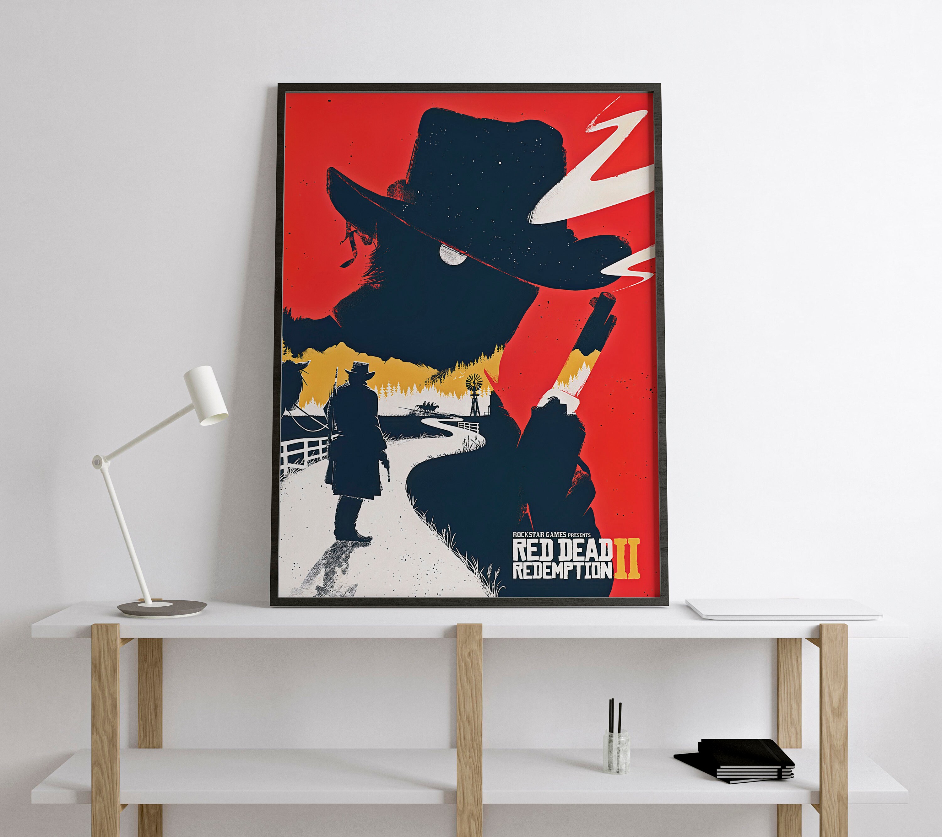 Red Dead Redemption Poster - RDR 2 Poster - Video Game Poster - Game ...