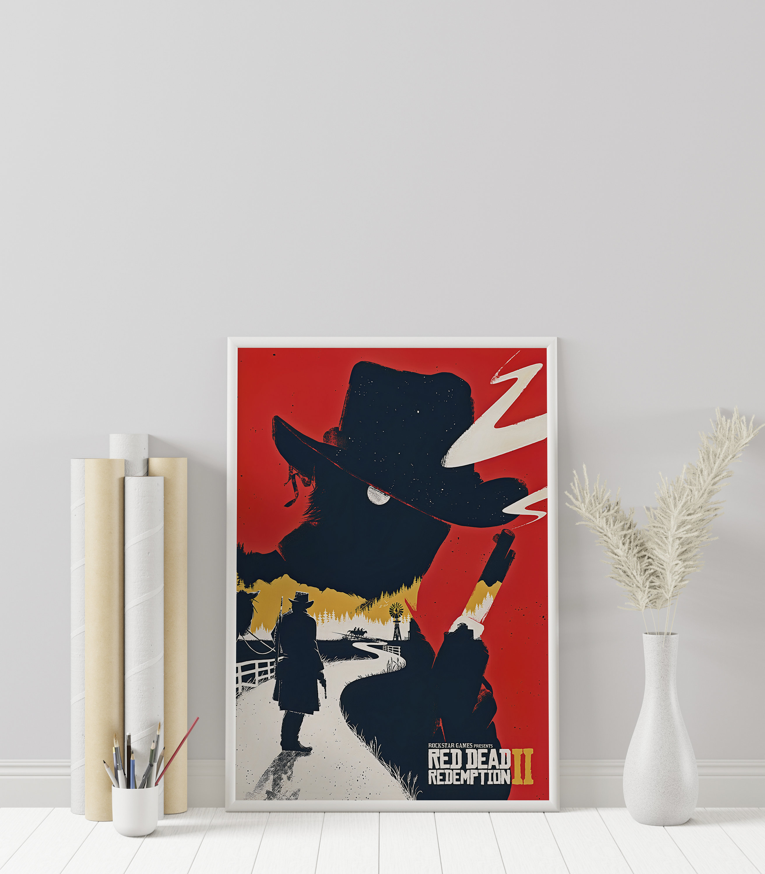 Red Dead Redemption Poster - RDR 2 Poster - Video Game Poster - Game ...