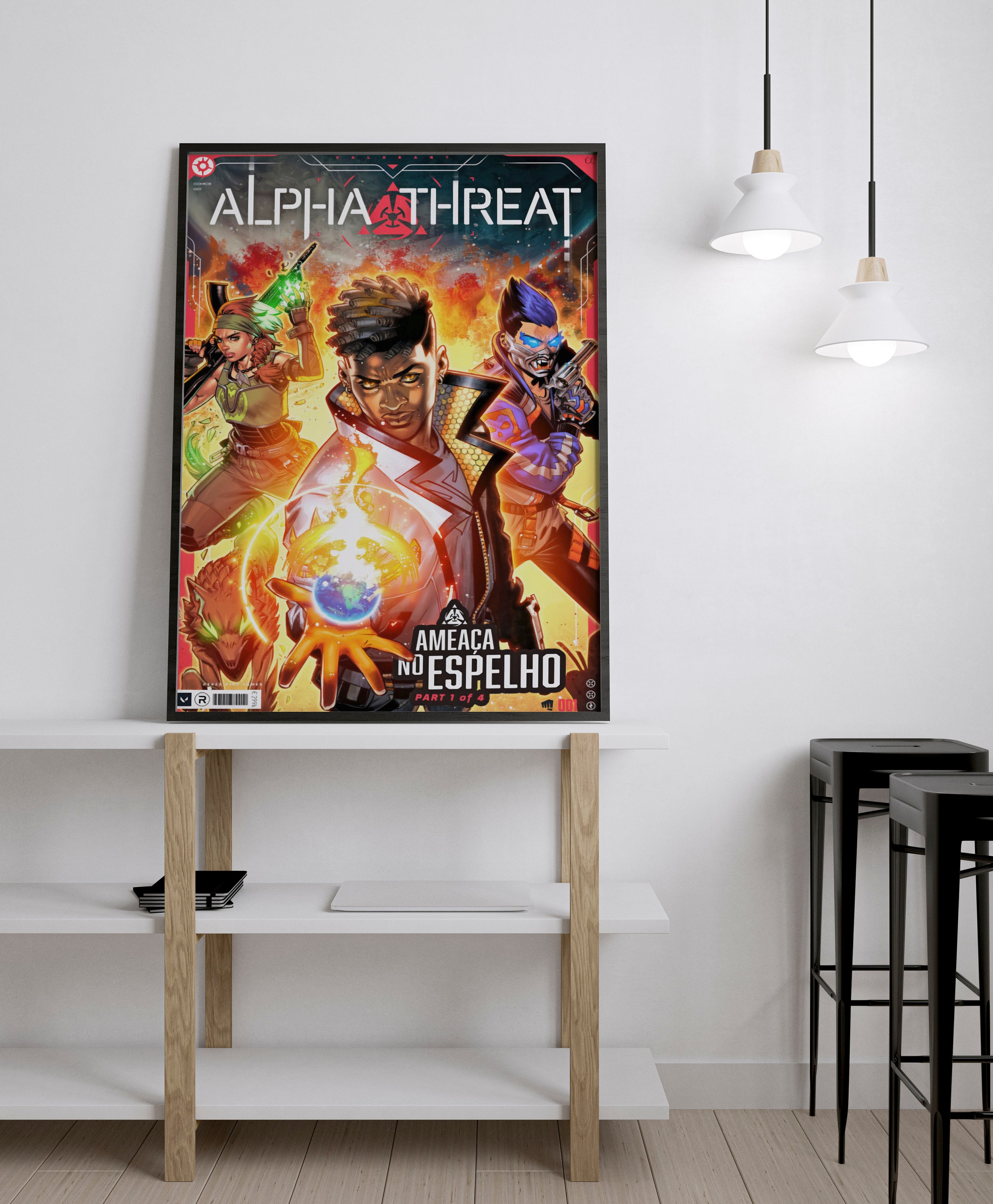 VALORANT Comic Poster Valorant Alpha Threat Poster - Etsy UK