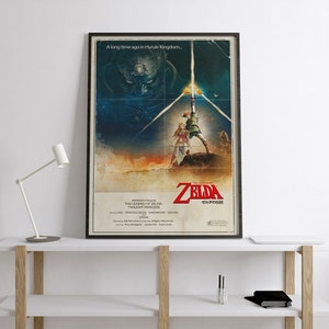 The Legend of Zelda Poster the Legend of Zelda Digital Print Zelda Game ...