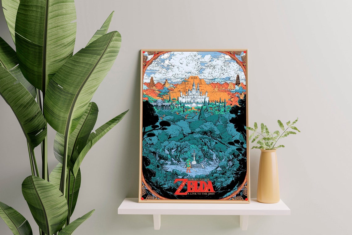 The Legend of Zelda Poster the Legend of Zelda Digital Print - Etsy