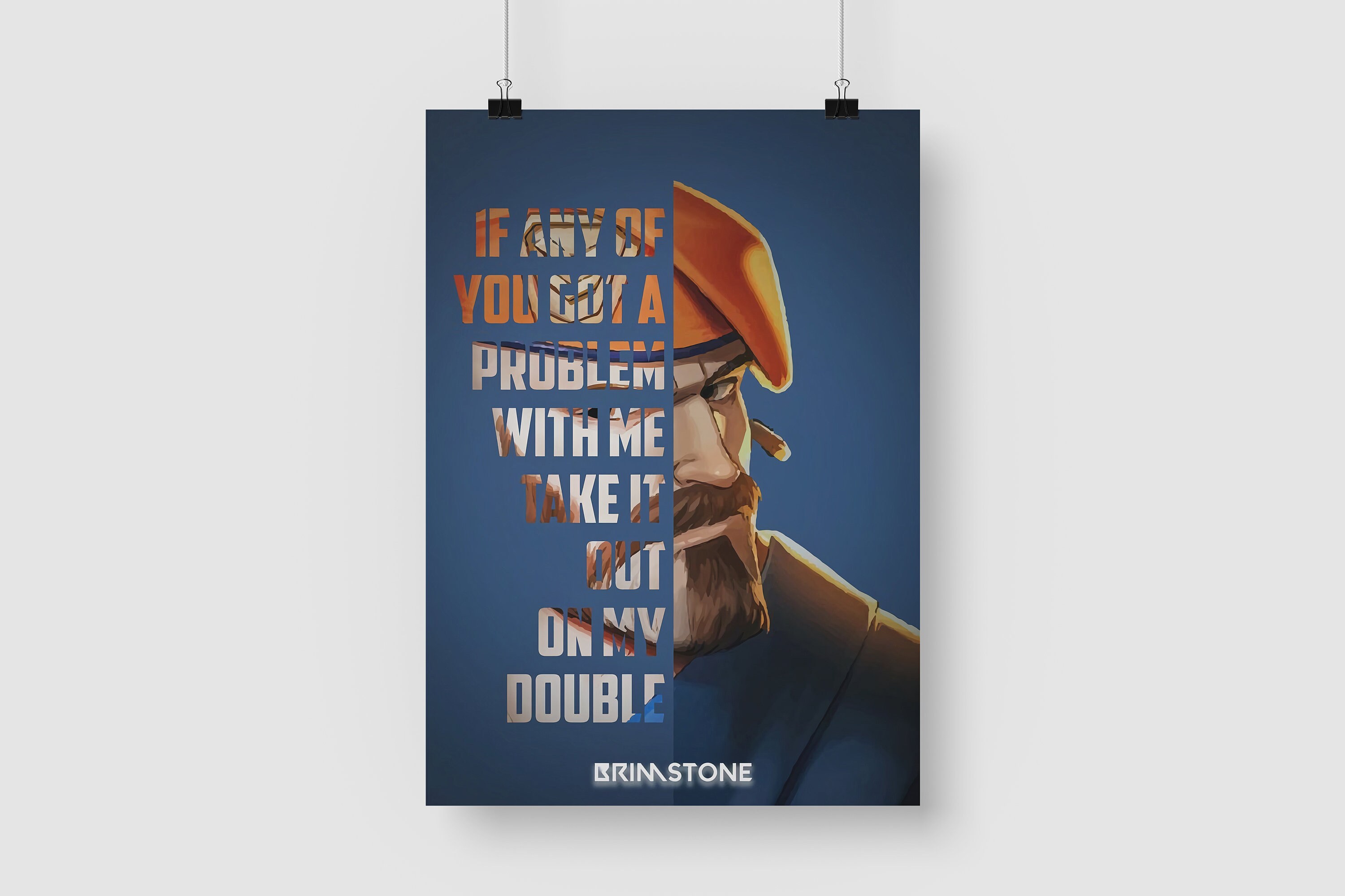 Valorant Poster Brimstone Poster Valorant Brim Valorant | Etsy Australia