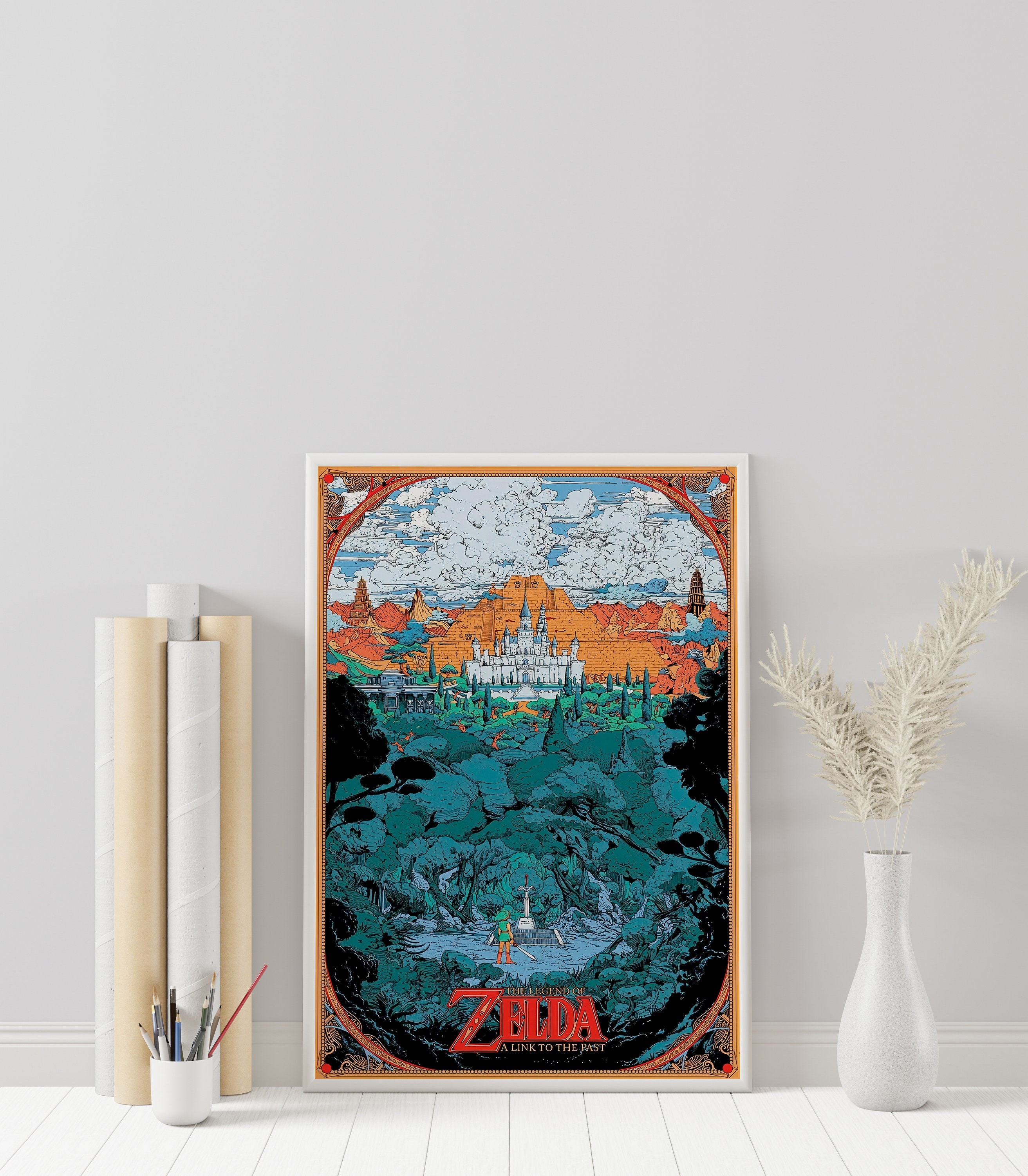 The Legend of Zelda Poster the Legend of Zelda Digital Print - Etsy UK