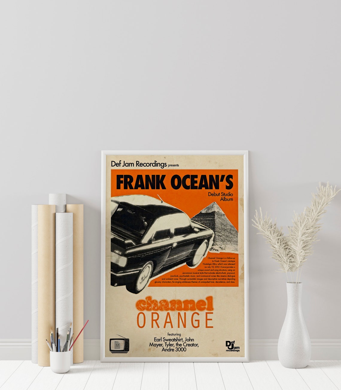 Frank Ocean Poster Channel Orange Poster Frank Ocean - Etsy