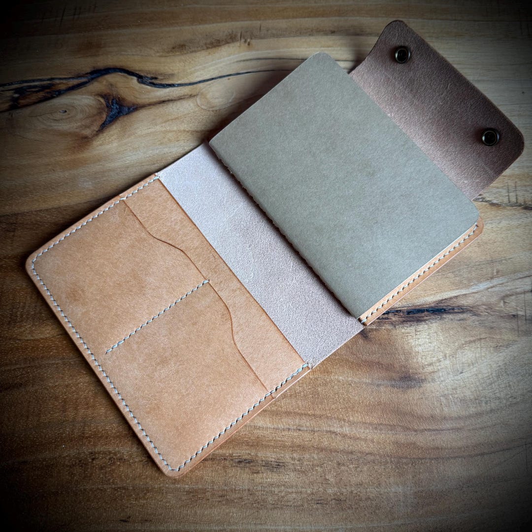Field Notes Cover - Wax and Pueblo Leather in 4 Colours - Made to Order ...