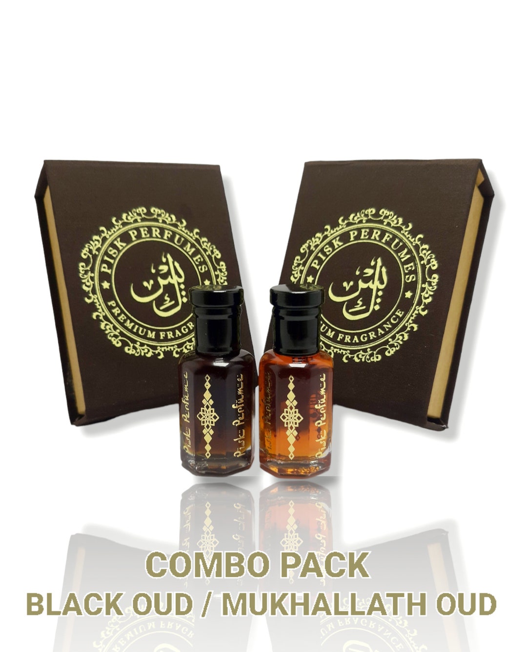 Combo Pack of Black Oud - Mukhallath Oud for Oud Lover Premium Quality ...