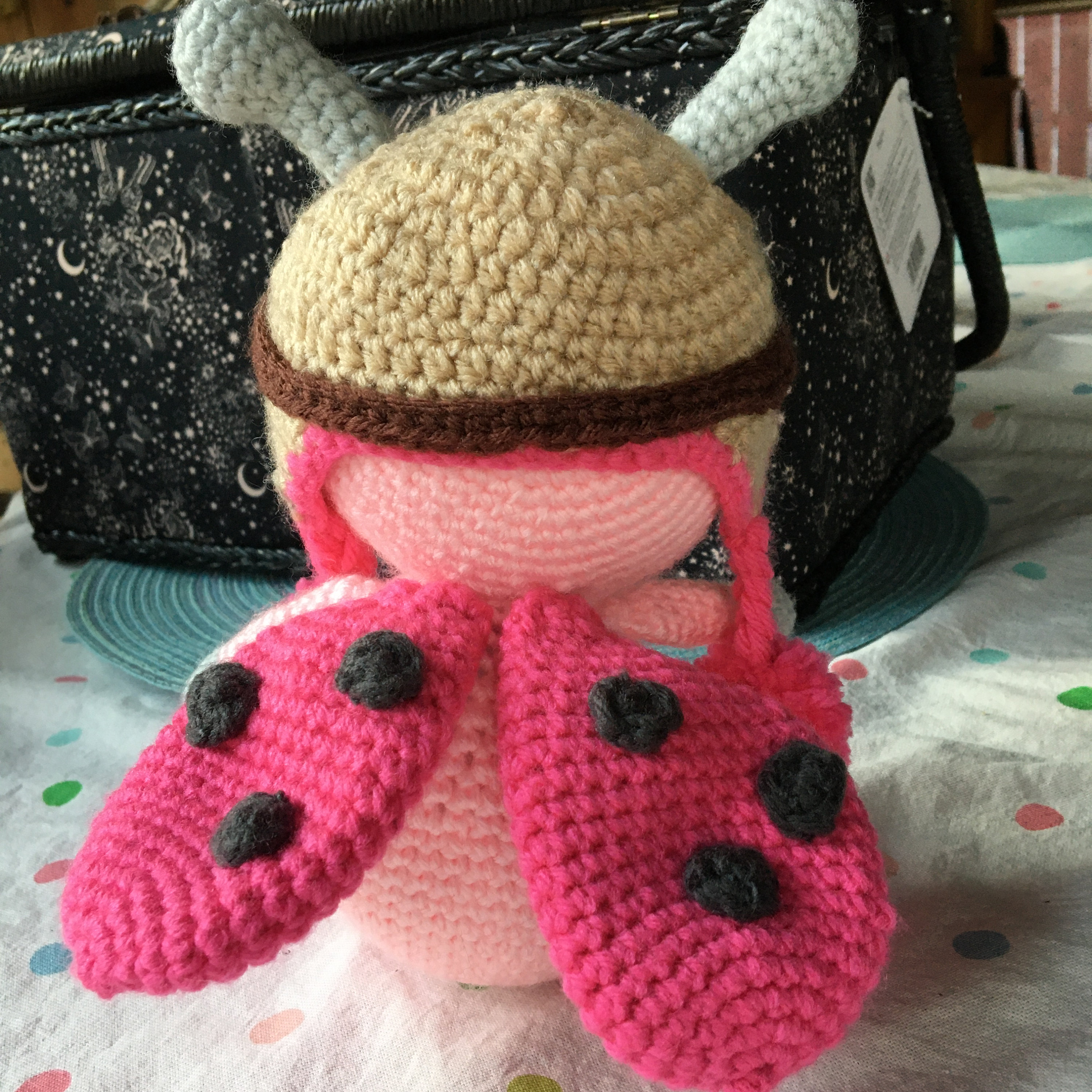 LOTTIE the LADYBUG AMIGURUMI Handmade, Fantasy Crochet, Stuffies ...