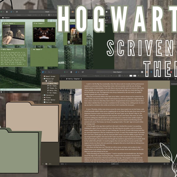 Scrivener Background Windows - Etsy