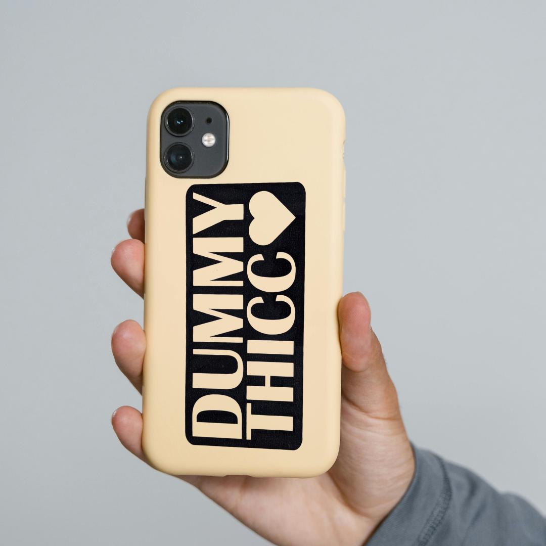 Dummy Thicc Vinyl Decal -custom Vinyl Decal for Cars, Watter Bottles ...