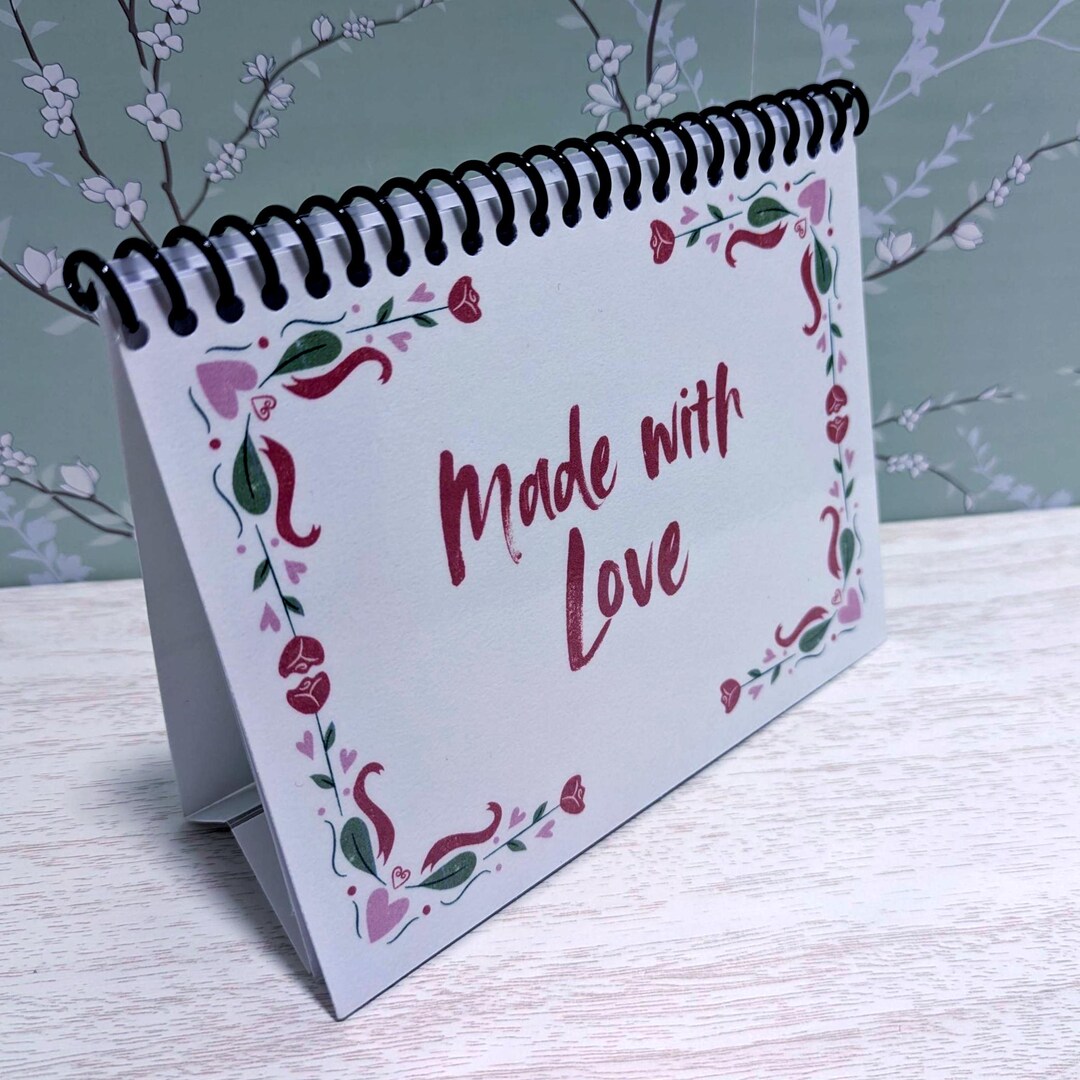 Handmade Floral Recipe Book – Standing Cookbook Journal - Etsy
