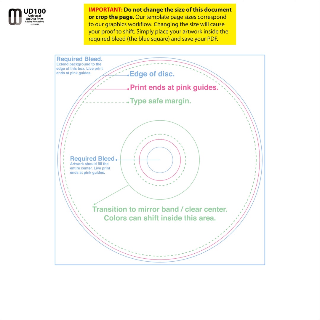 DVD Sticker Template Custom Design Photoshop & Illustrator Digital ...