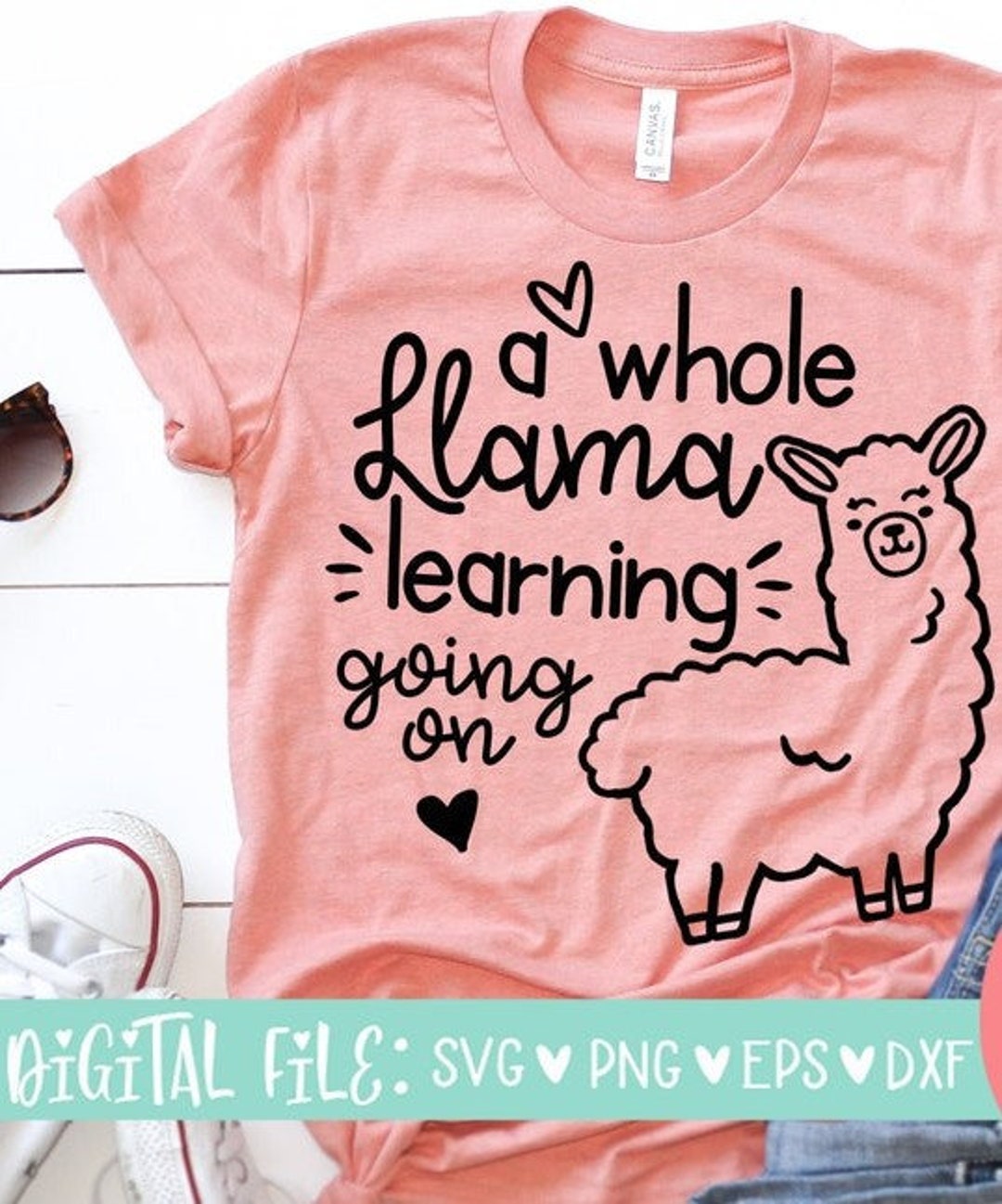 A Whole Llama Learning - Etsy