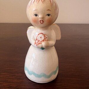 Set of Five Made in Japan Porcelain Angel Figurines Monday's Child - Etsy