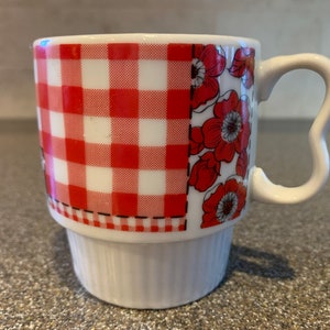 Gingham Mug - Etsy
