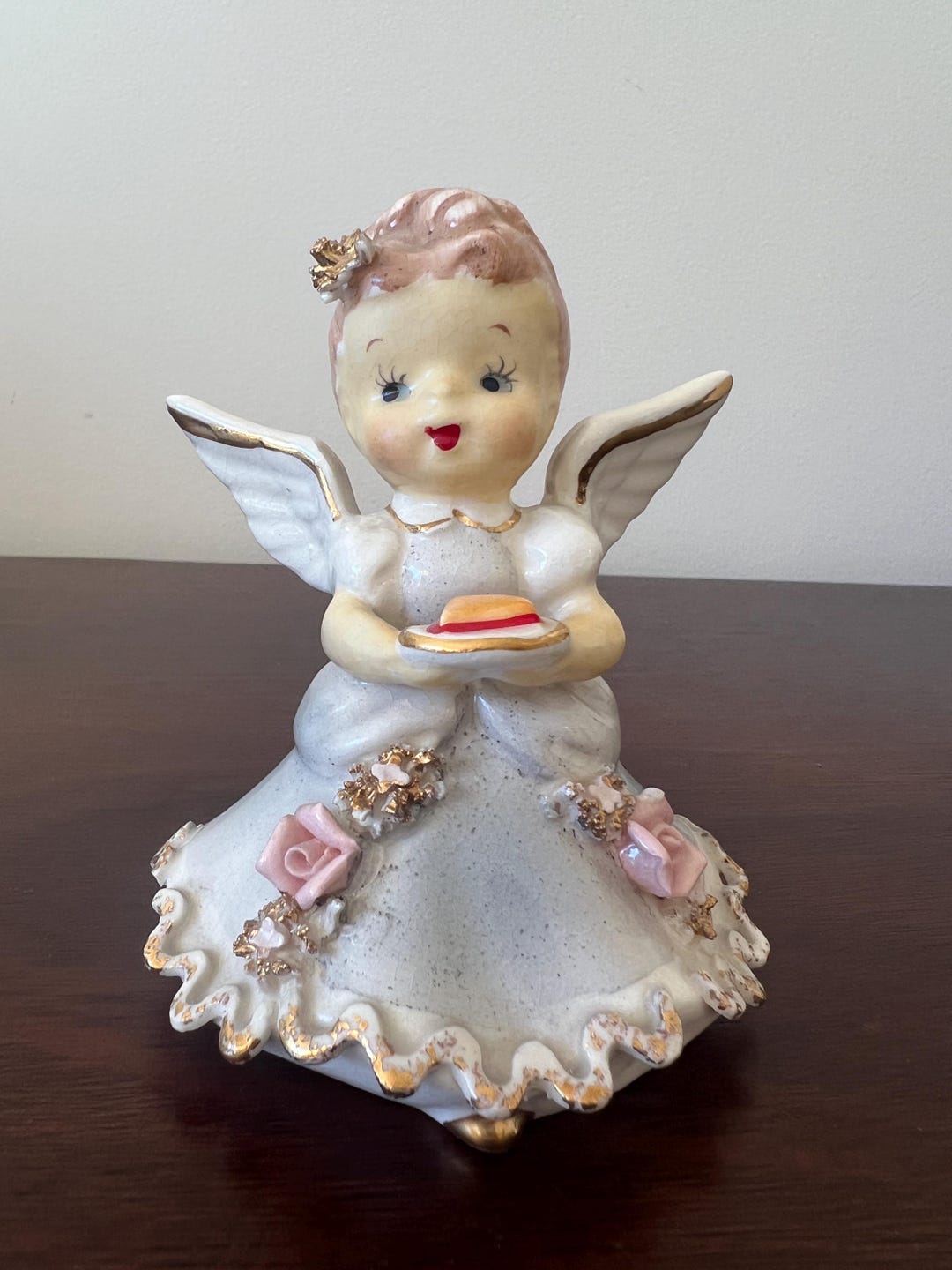 Vintage Geo. Z Lefton 1950s September Angel Bell - Etsy