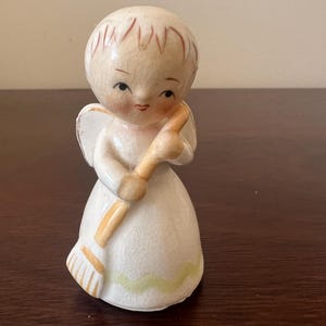 Set of Five Made in Japan Porcelain Angel Figurines Monday's Child - Etsy