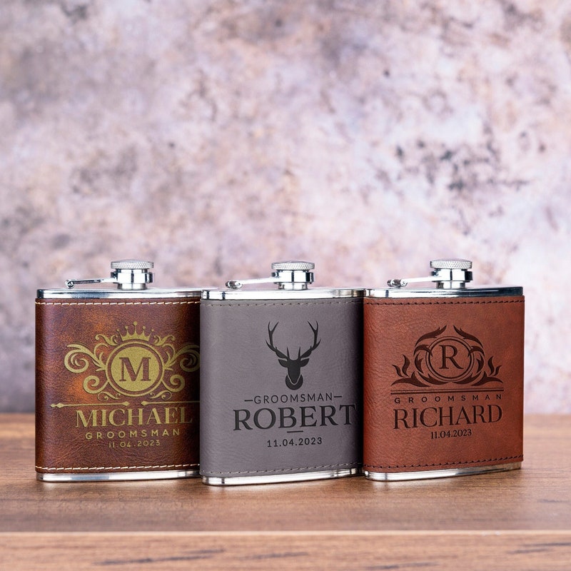 Personalized Flask - Etsy