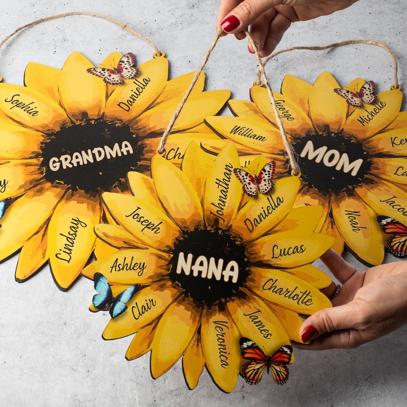 Sunflower Mom & Grandma - Etsy