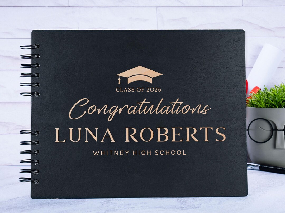 Graduation Guest Book, Graduation Book, Photo Book Junior High School ...