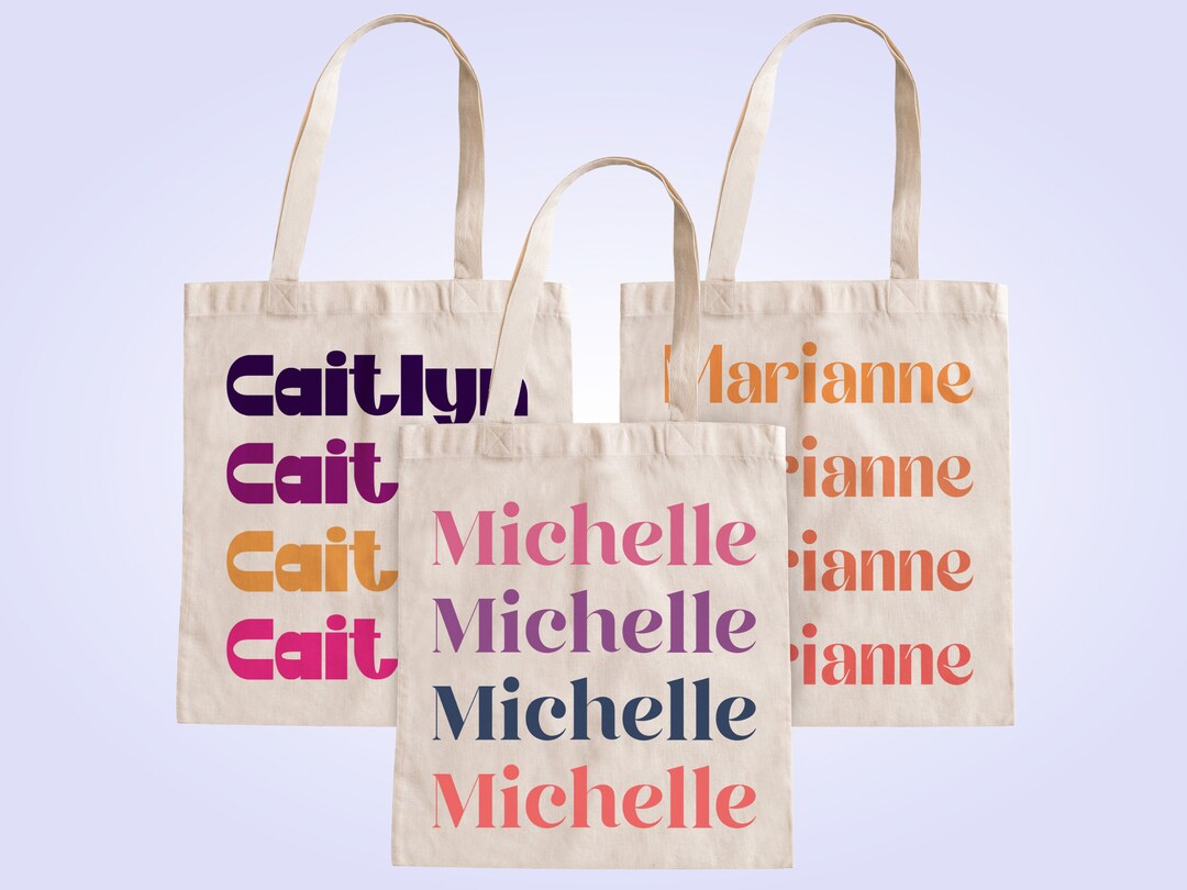 Personalized Tote Bag for Women, Custom Tote Bag, Canvas Summer and ...