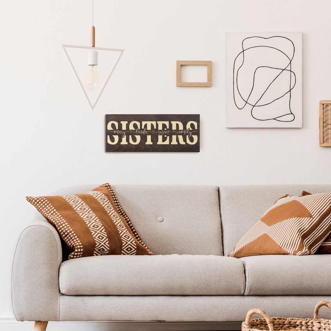 Personalized Sister Wood Sign Home Decor Gift for Sister - Etsy