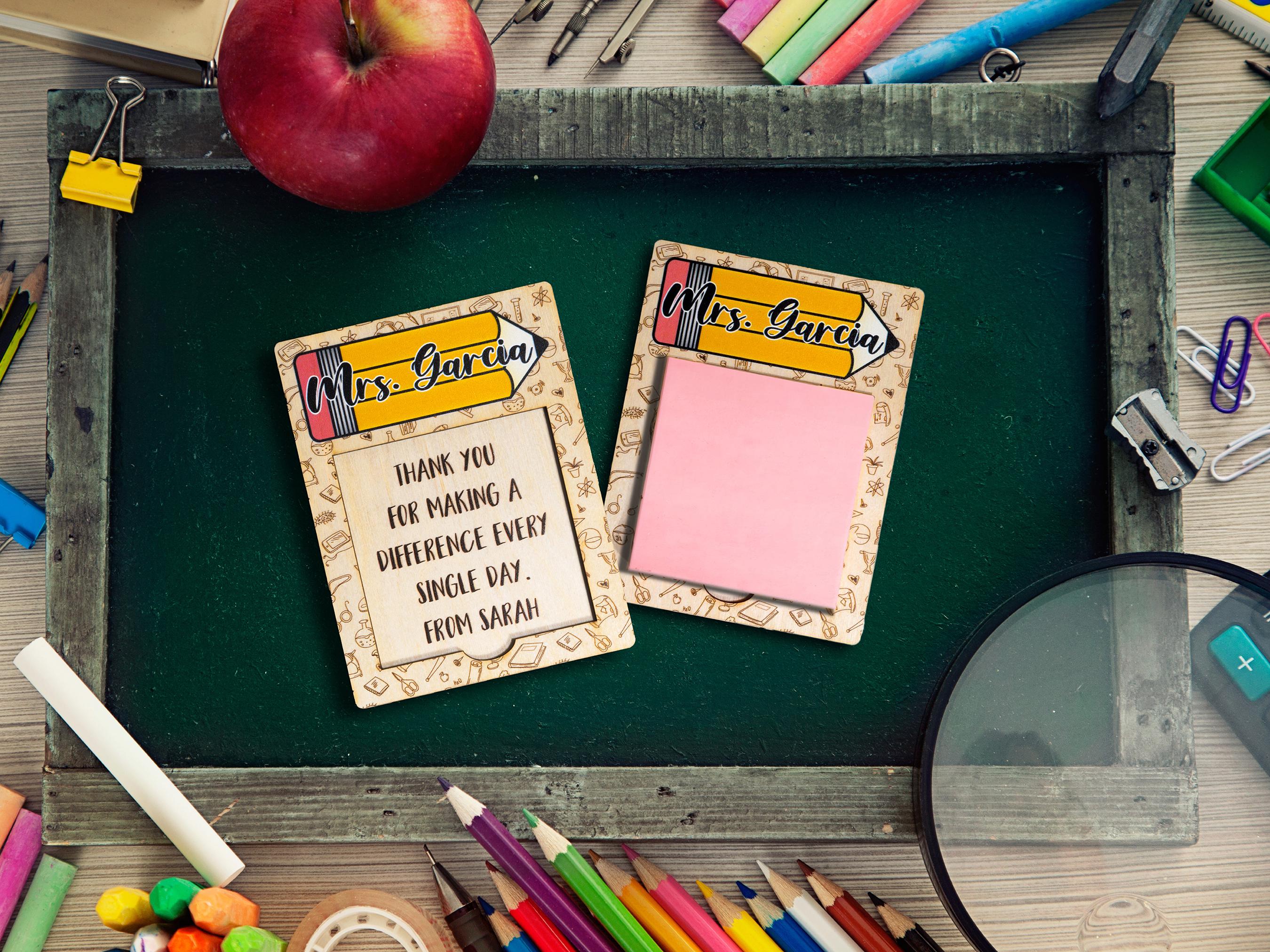 Teacher Appreciation Gift, Back to School Teacher Gift, Post It Note ...