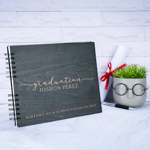 Wooden Graduation Guestbook, Graduation Gifts, Graduation Party Photo ...