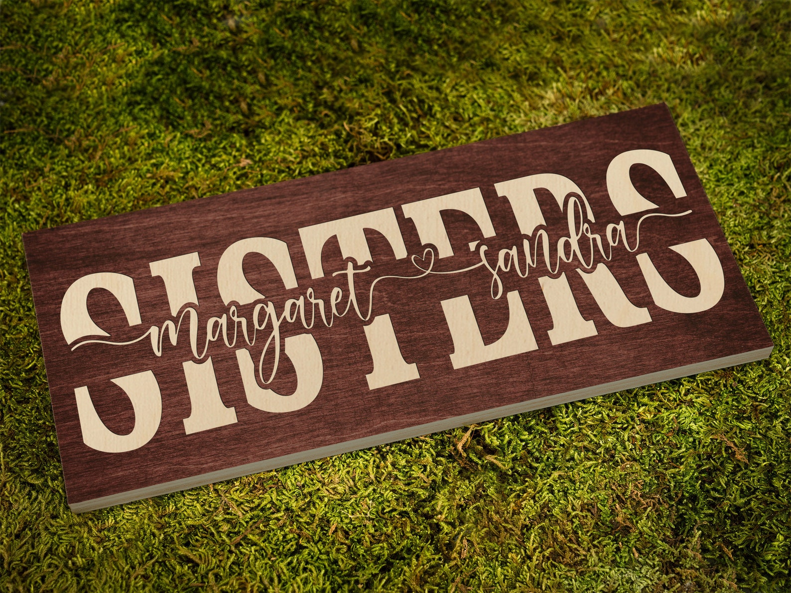 Personalized Sister Wood Sign Home Decor Gift for Sister - Etsy