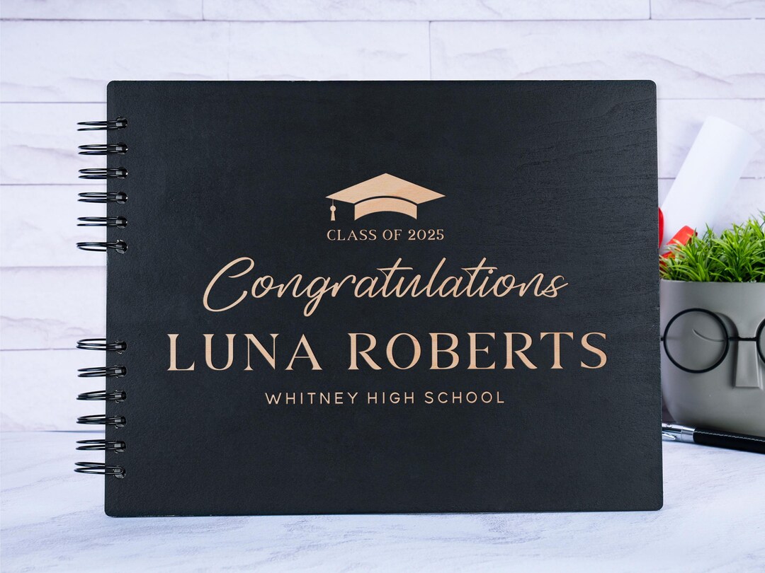 Graduation Guest Book, Graduation Book, Photo Book Junior High School ...