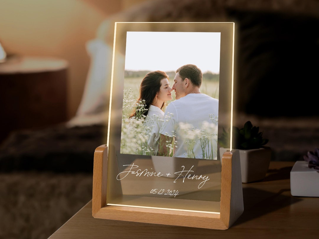 Personalized Photo Night Light, Photo LED Light, Personalized Photo ...